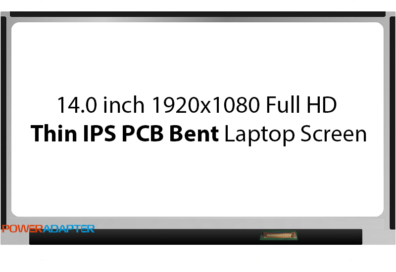 Asus 14.0 inch Thin IPS Laptop Scherm 1920x1080 Full HD PCB Bent No ...